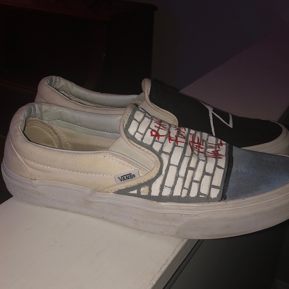 Vans | Shoes | Custom Painted Pink Floyd Vans | Poshmark